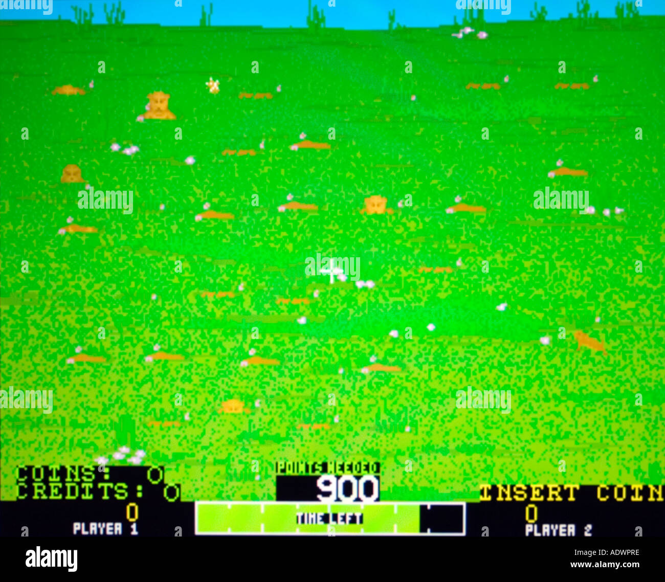 Crackshot Exidy 1987 vintage arcade videogame screenshot - EDITORIAL ...