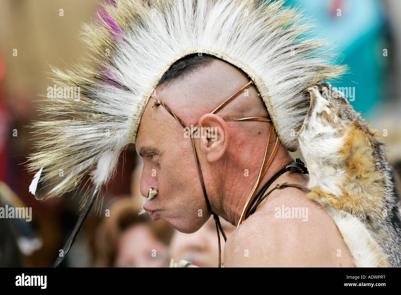 Native american indian animal skin hi-res stock photography and images ...