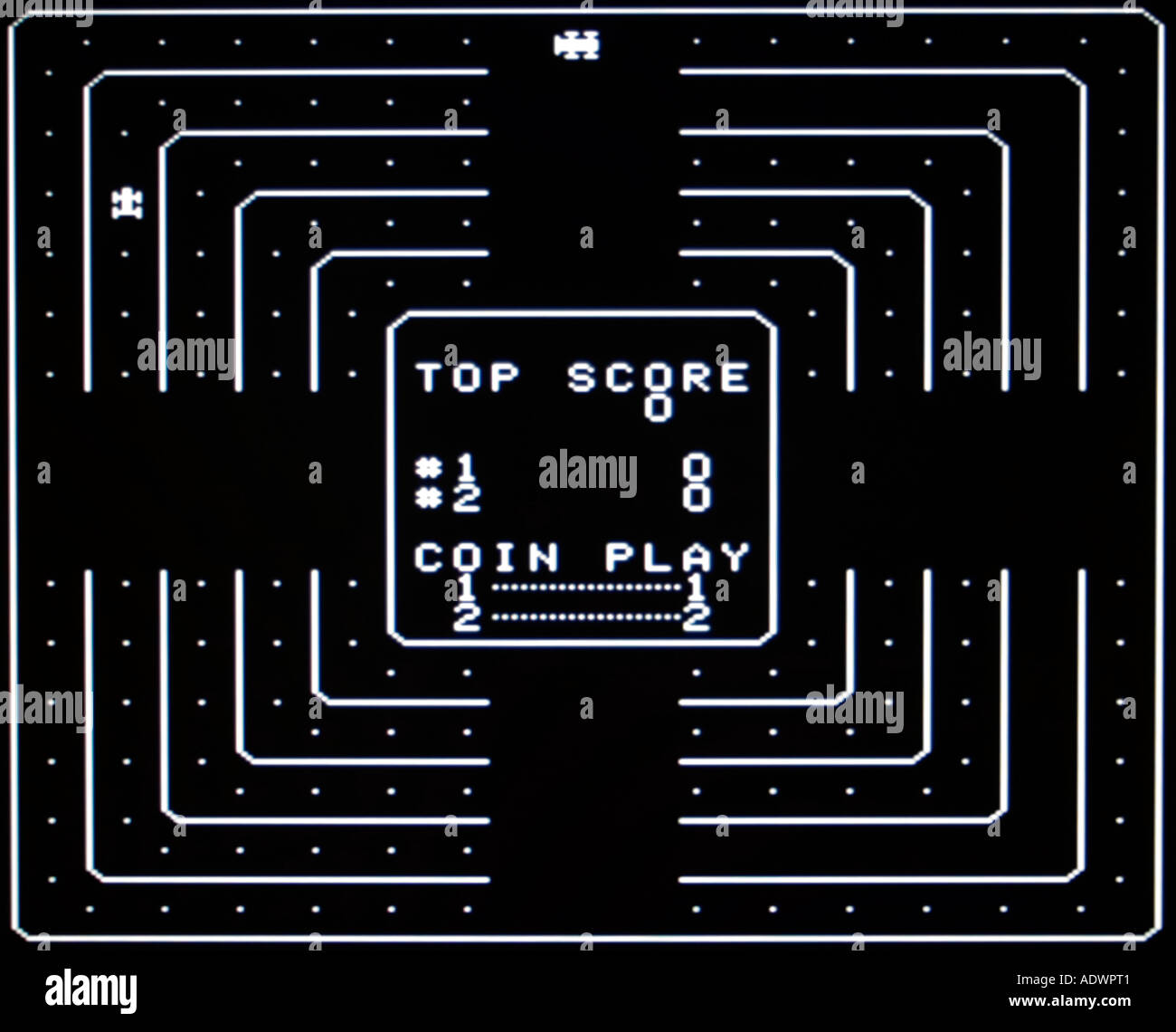 Crash Exidy 1979 vintage arcade videogame screenshot - EDITORIAL USE ...