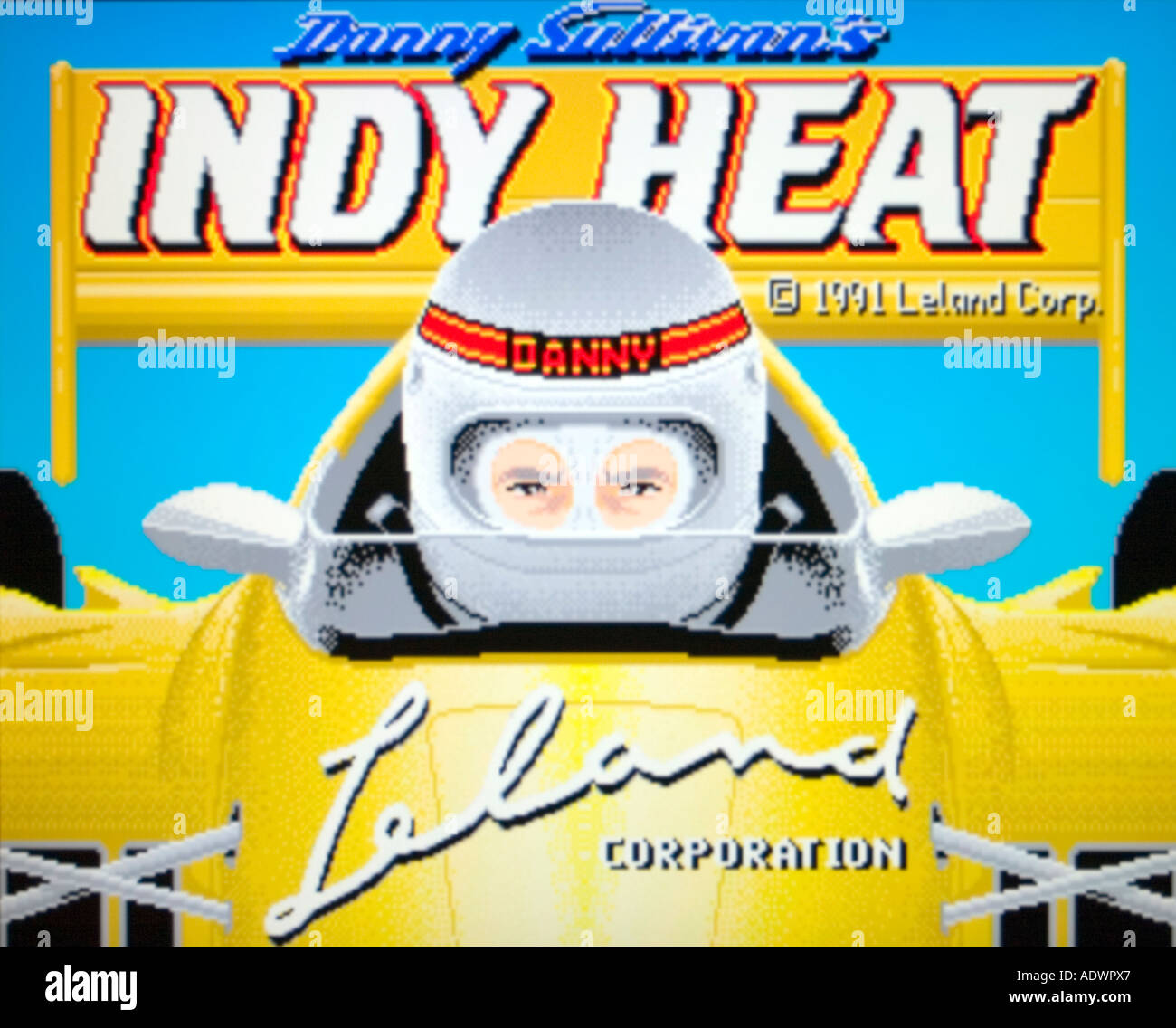 Danny Sullivan s Indy Heat Leland Corp 1991 vintage arcade videogame ...