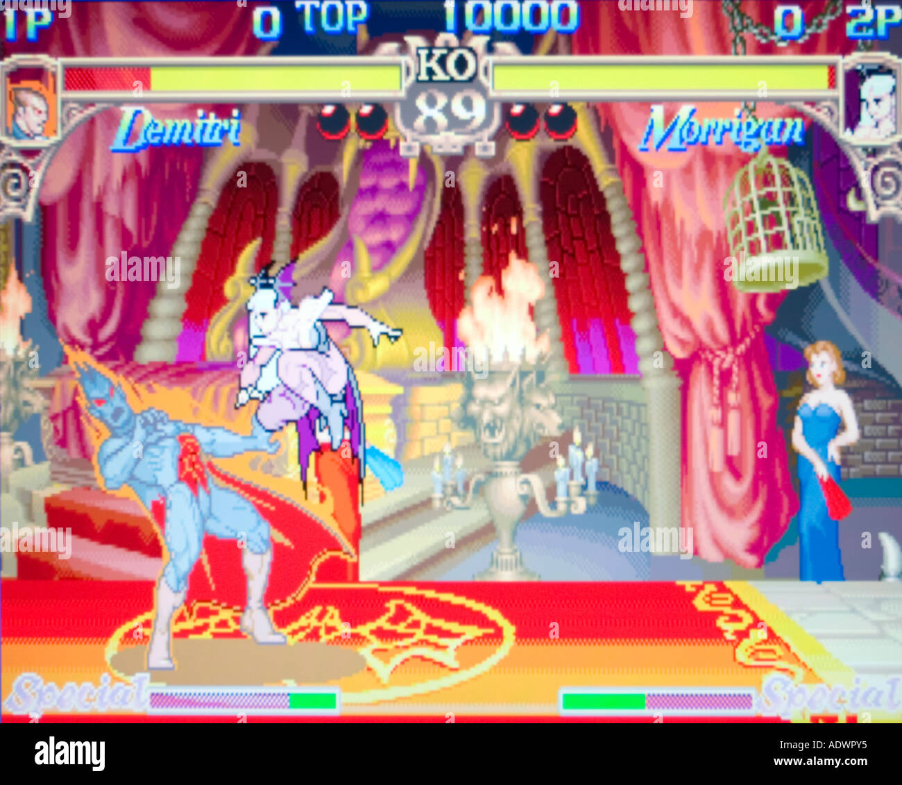 Dalk Stalkers The Night Warriros Capcom 1994 vintage arcade videogame screenshot - EDITORIAL USE ...