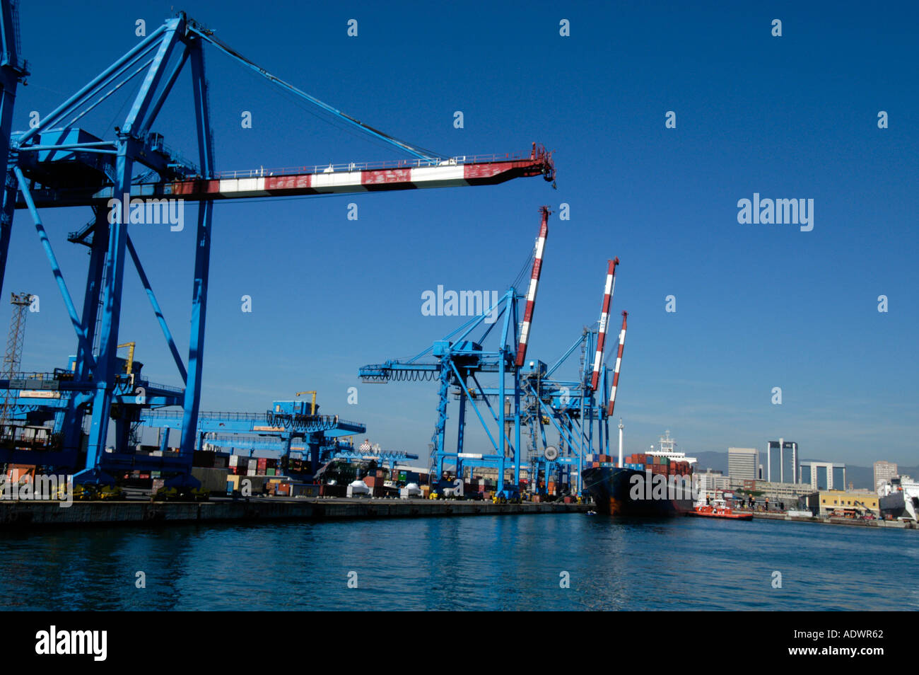 Port of Genoa Italy Stock Photo - Alamy