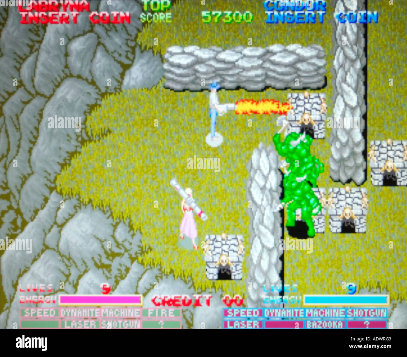 Devil World Konami 1987 vintage arcade videogame screenshot - EDITORIAL ...