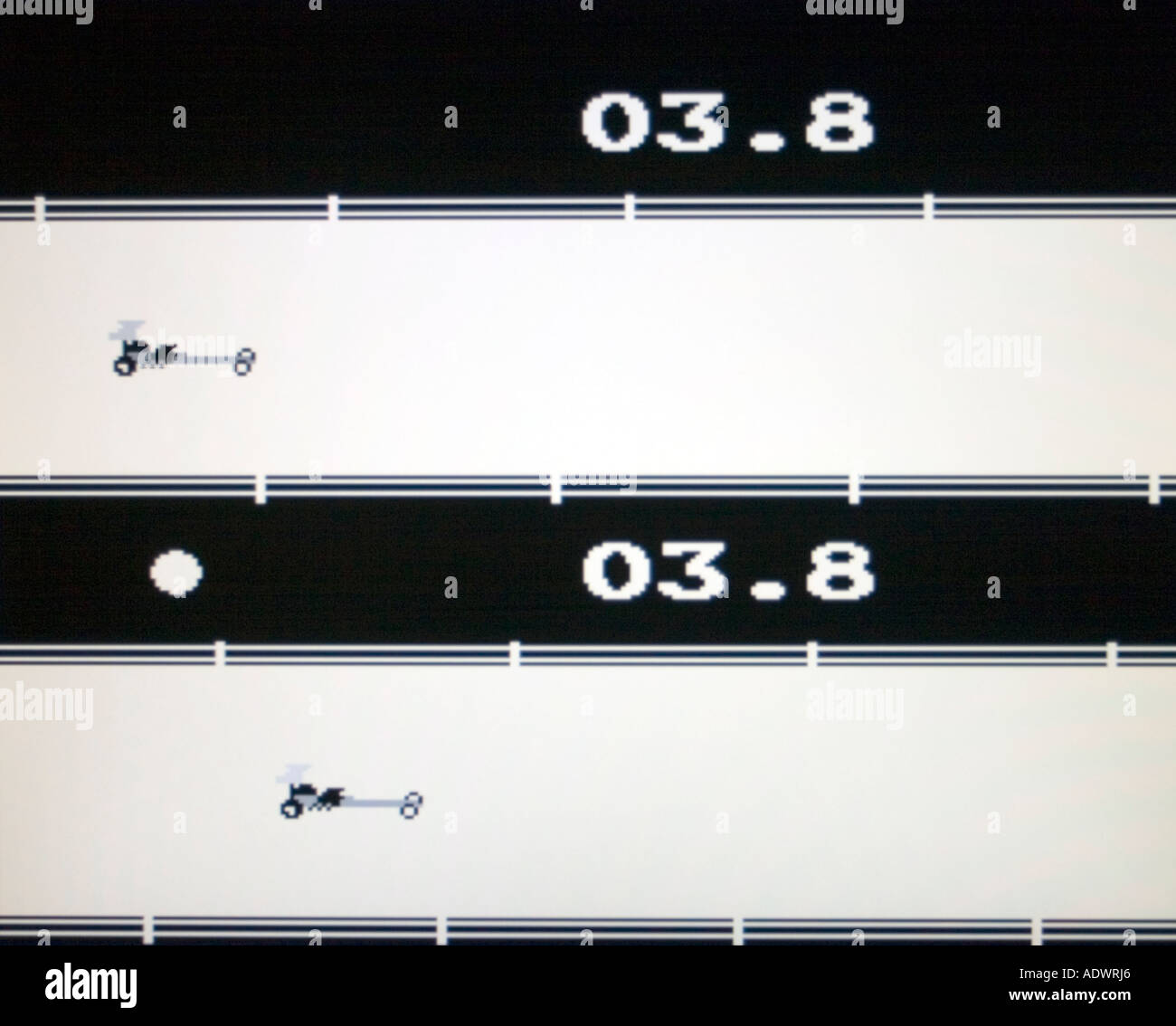 Drag Race Kee Games 1979 vintage arcade videogame screenshot ...