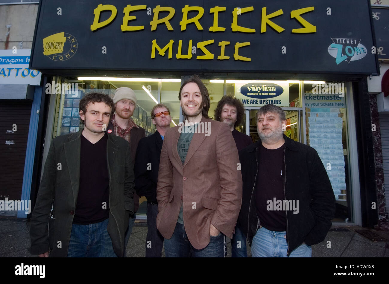 Welsh band The Storys which is fronted by Steve Balsamo Middle in ...