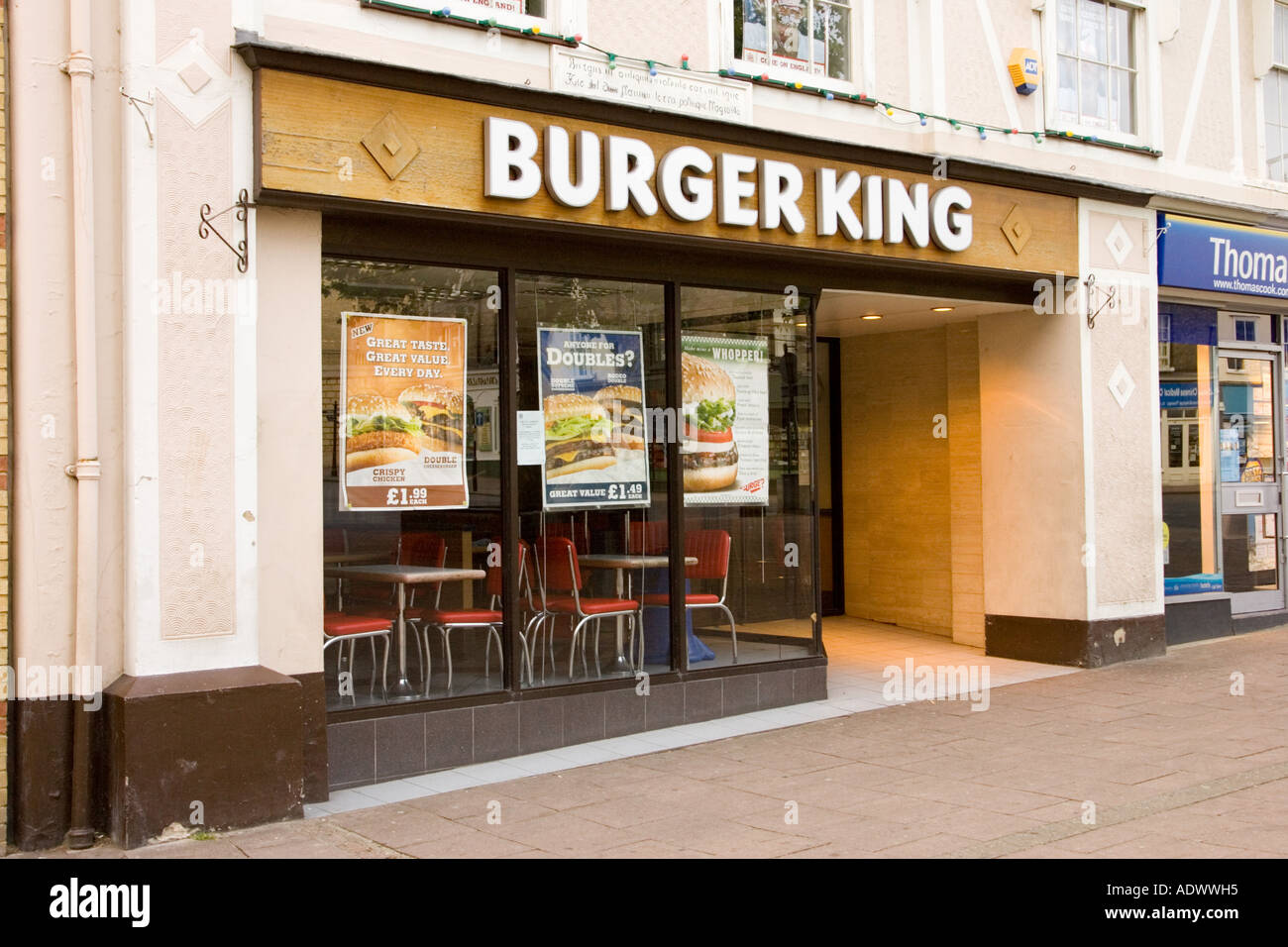 Burger King in UK Stock Photo - Alamy