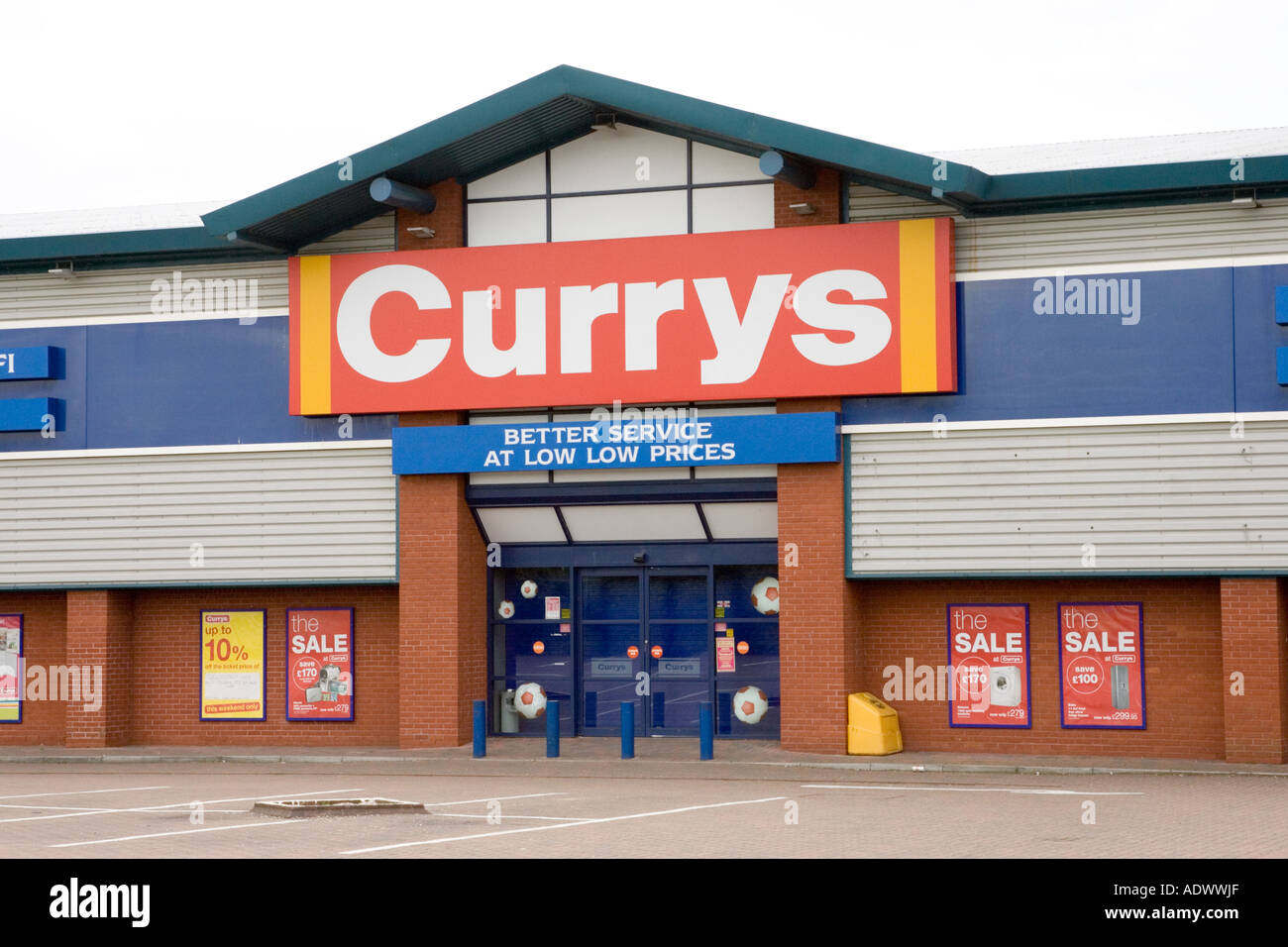 Currys store at a retail park in Bury St Edmunds in Suffolk, UK Stock ...