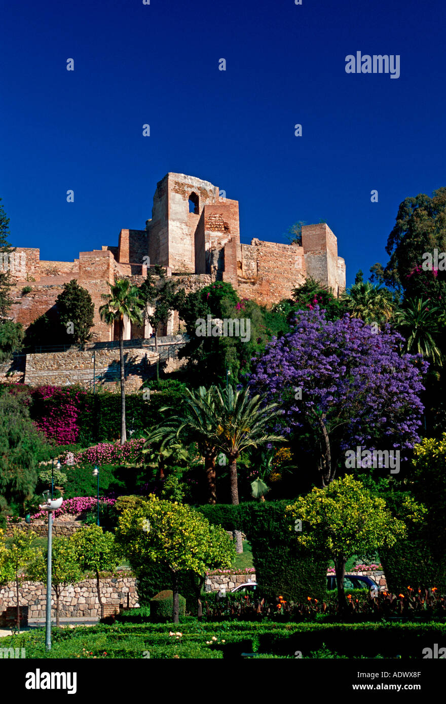Alcazaba, Kings Palace, Moorish architecture, city of Malaga, Malaga ...
