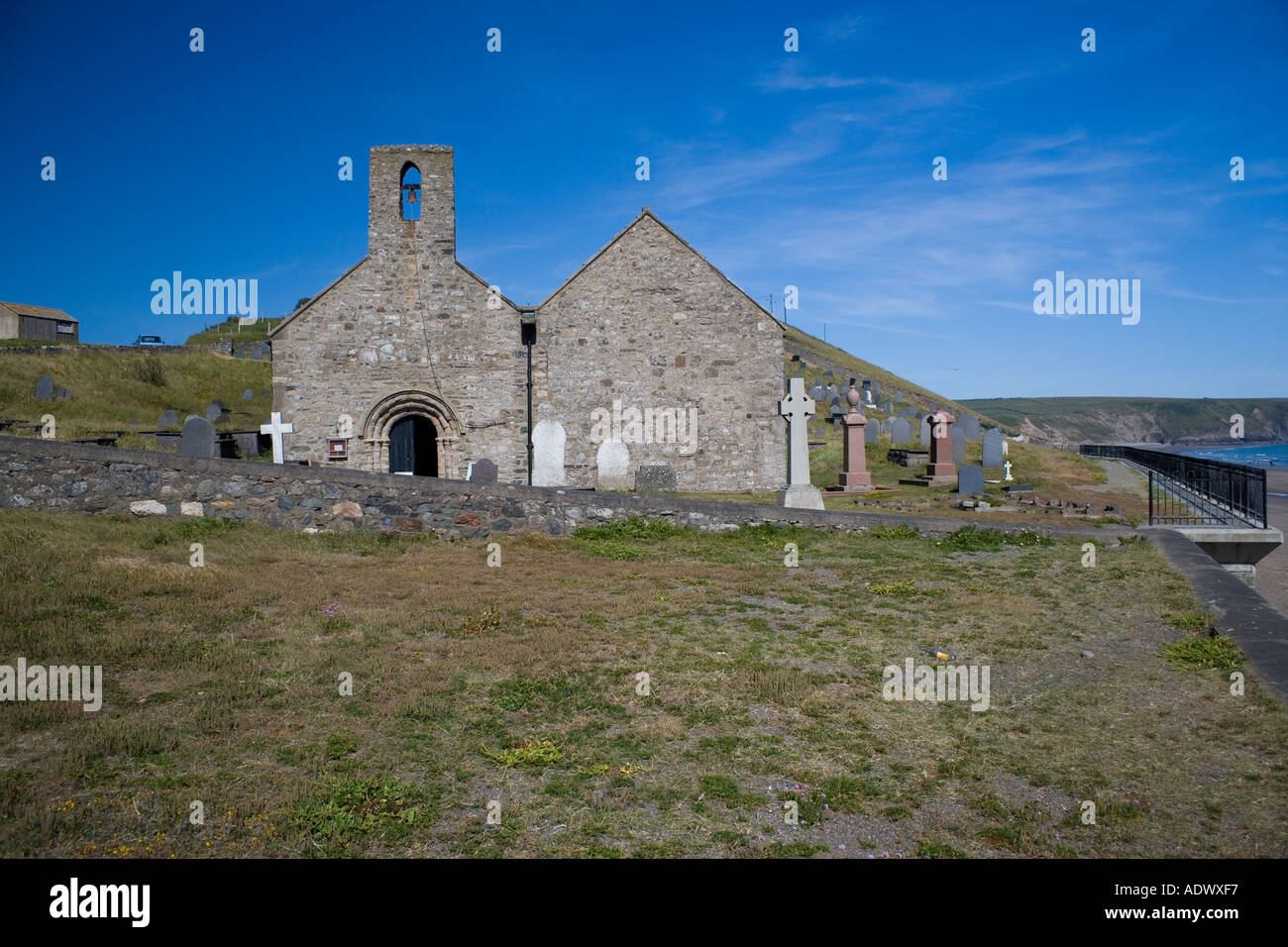 St Hywyn s Church Aberdaron LLeyn Peninsula North Wales Stock Photo - Alamy