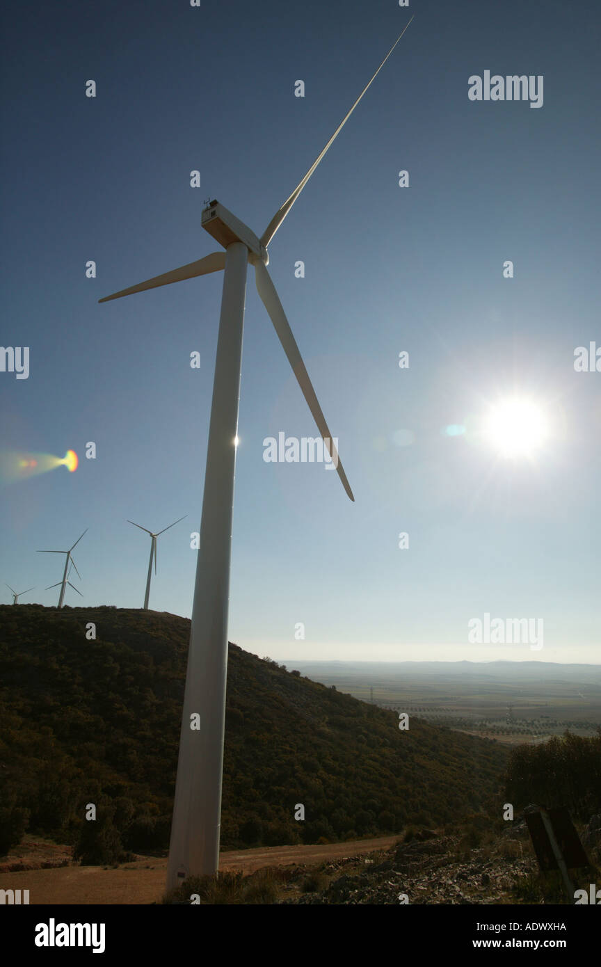 Wind energy created by generators Stock Photo - Alamy