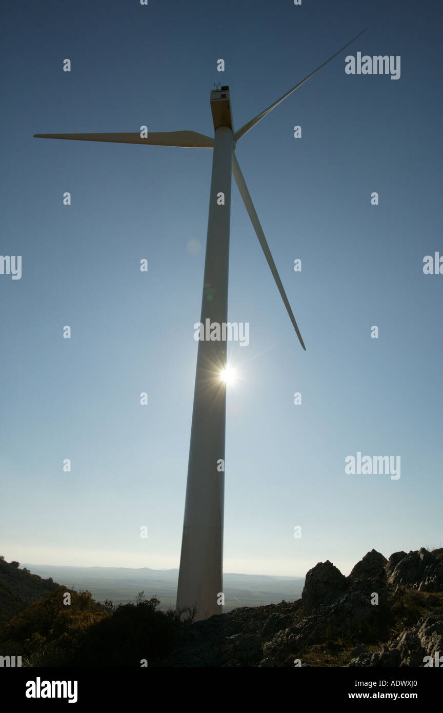 Wind energy created by generators Stock Photo - Alamy