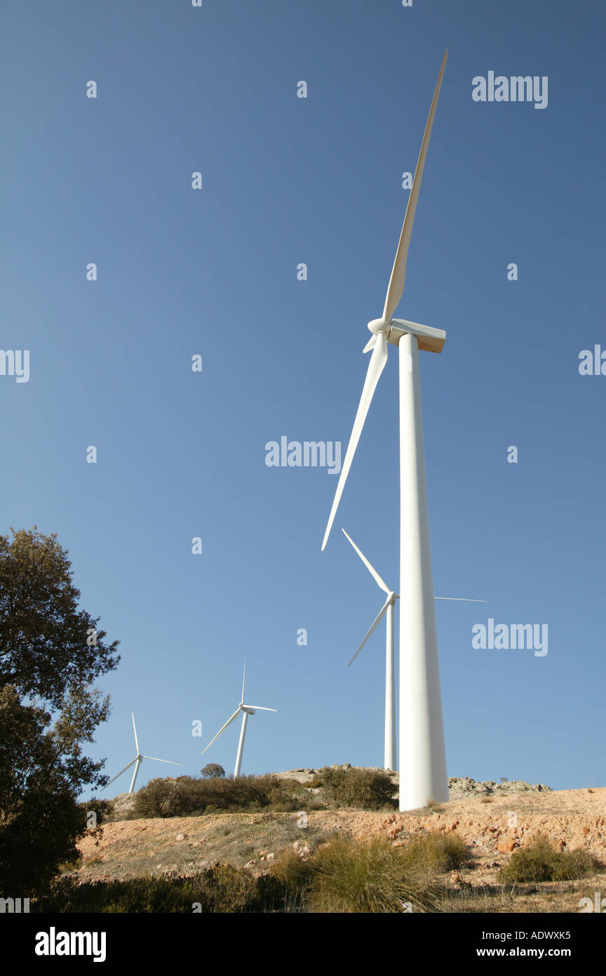Wind energy created by generators Stock Photo - Alamy
