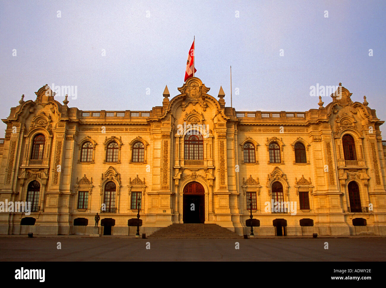 Government Palace, Palacio de Gobierno, Plaza Mayor, capital city, Lima ...