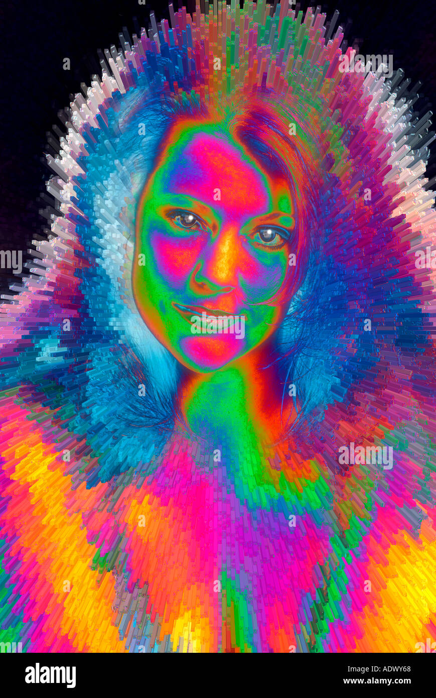 Thermal Woman 2nd version Stock Photo - Alamy