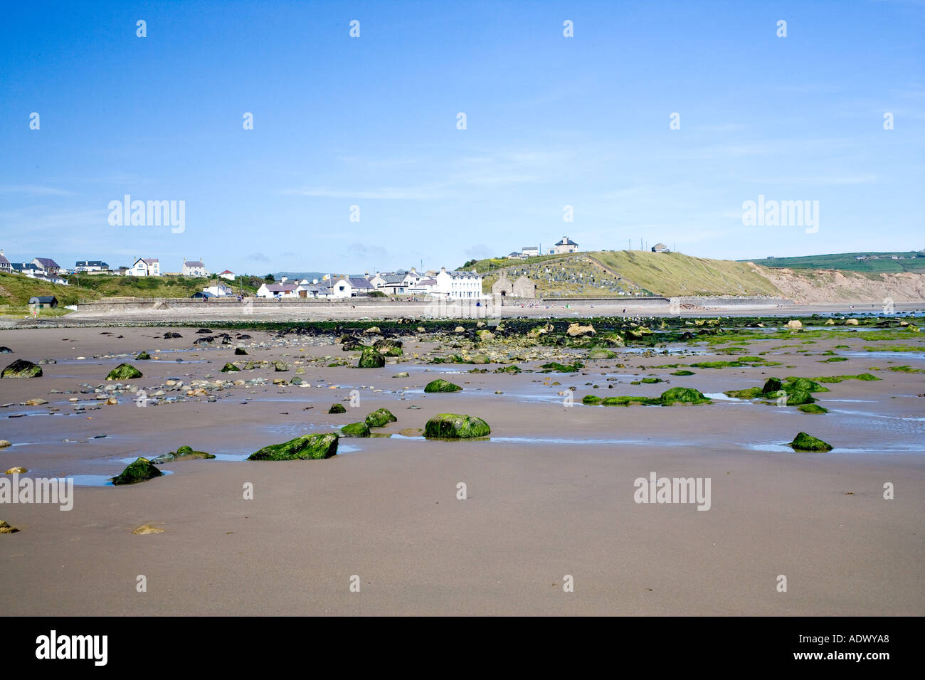 Aberdaron from the beach LLeyn Peninsula North Wales Stock Photo - Alamy