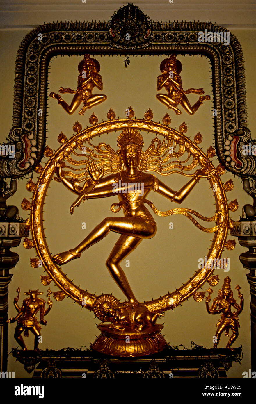 Dancing Shiva, Shiva, Hindu deity, Sri Thandayuthapani Temple, Chettiar ...