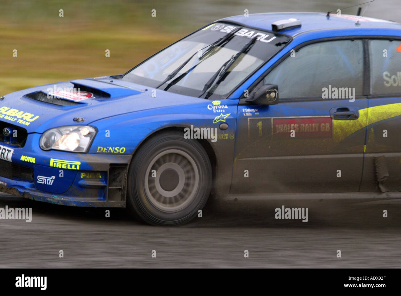 WALES RALLY GB 04 RHEOLA SPECIAL STAGE AT WALTERS ARENA NR GLYN NEATH ...