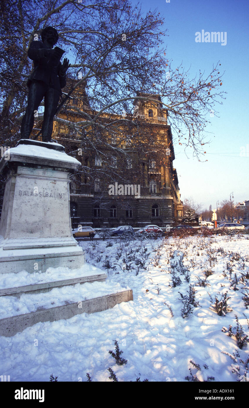 Statue of Balassi Balint in Budapest Hungary Stock Photo - Alamy