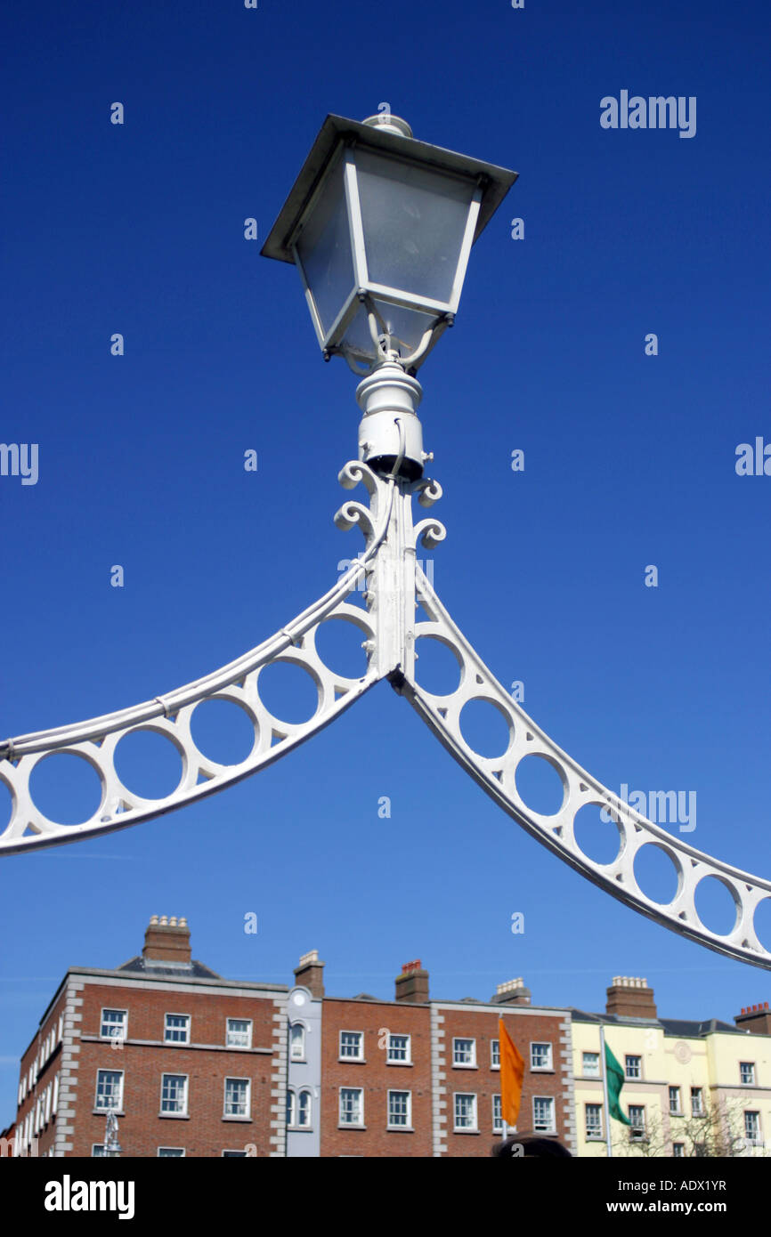 The Ha penny built in 1816 over the River Liffey in Dublin Ireland ...