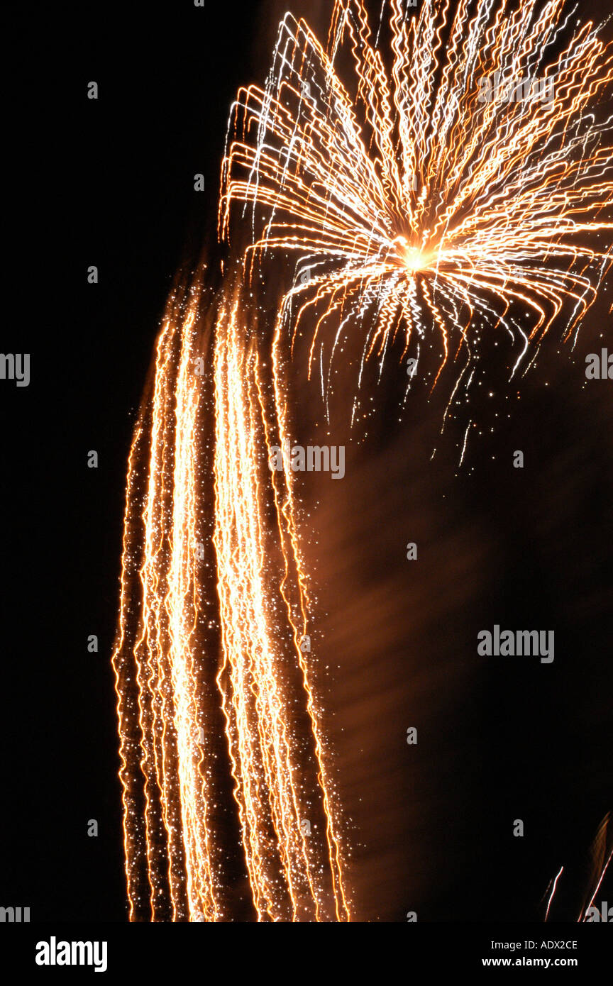 Fire Works Stock Photo - Alamy