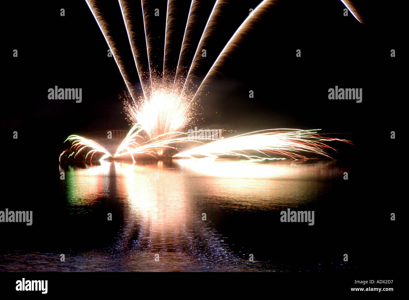 Fire Works Stock Photo - Alamy