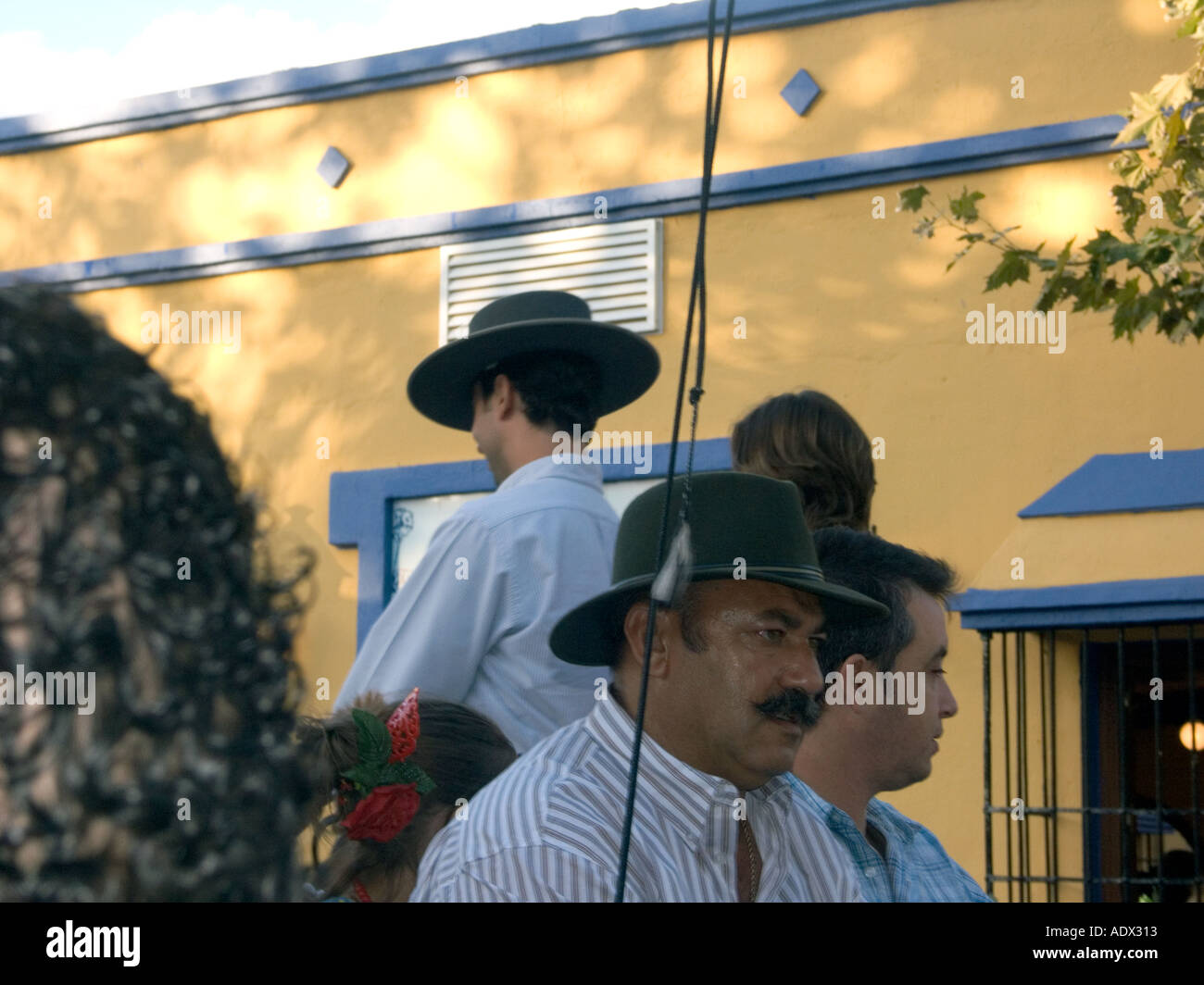 Spanish Carriage Drivers Traditional hat hats head dress at the ...