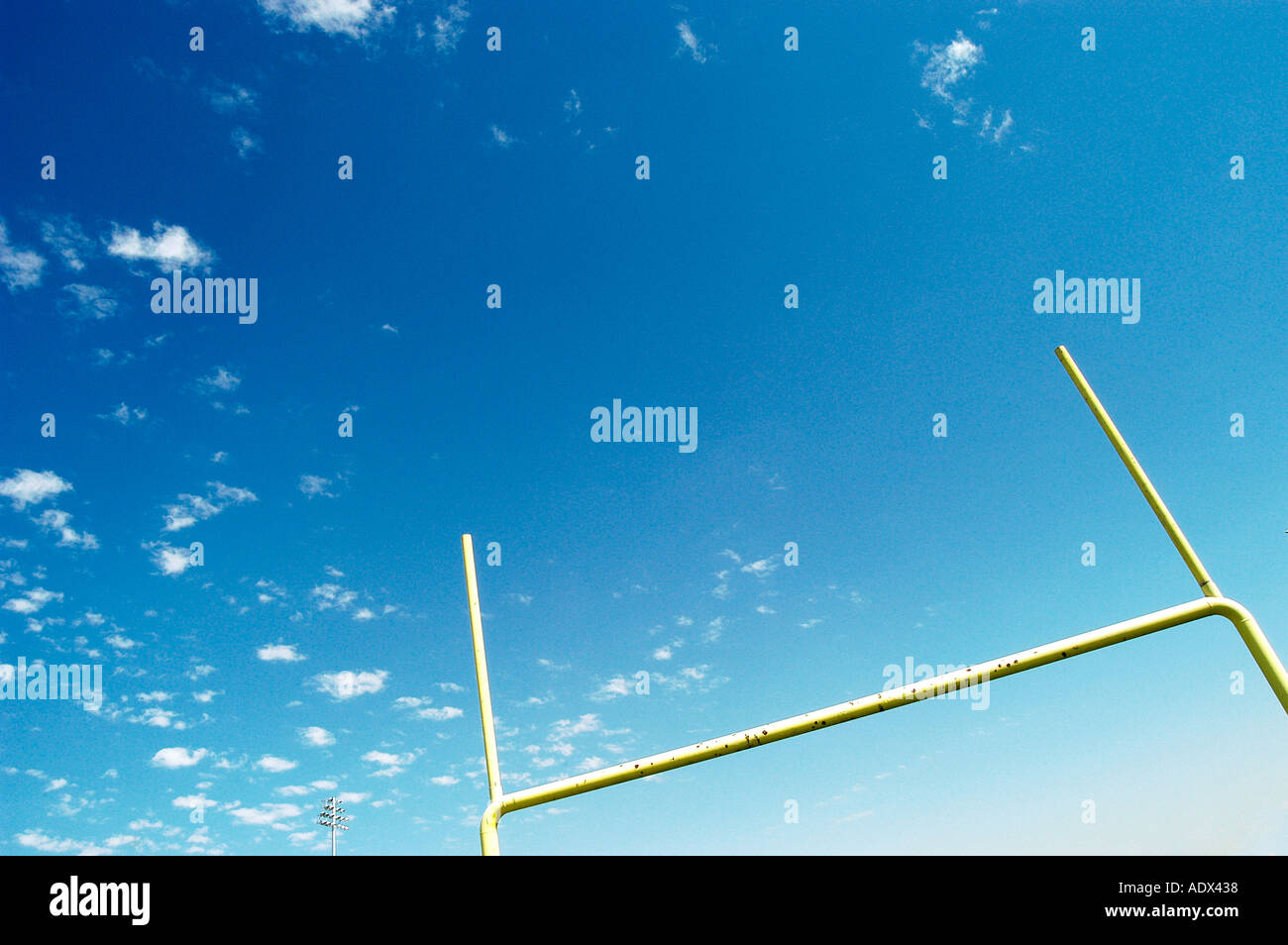 Football goal posts Stock Photo - Alamy