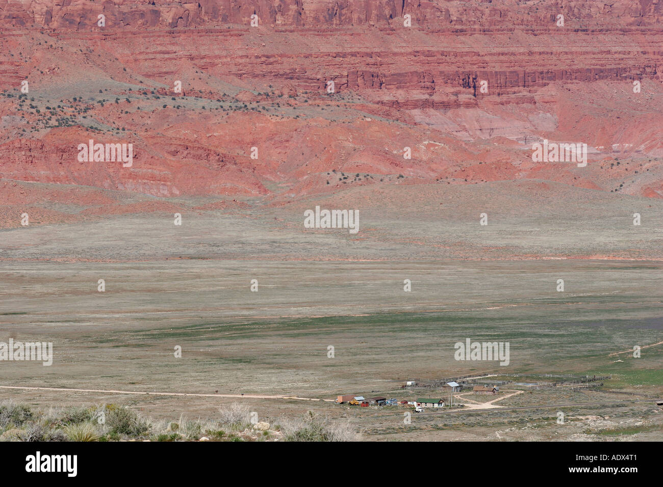 small town in Arizona desert USA Stock Photo - Alamy