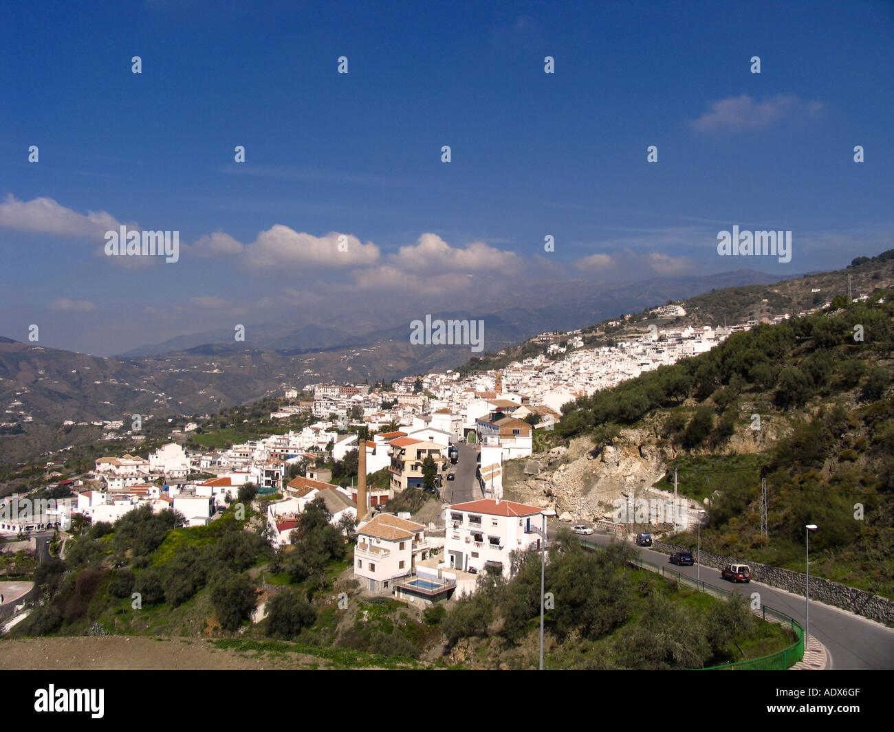 View at Competa Costa del Sol Andalucia Spain Stock Photo - Alamy