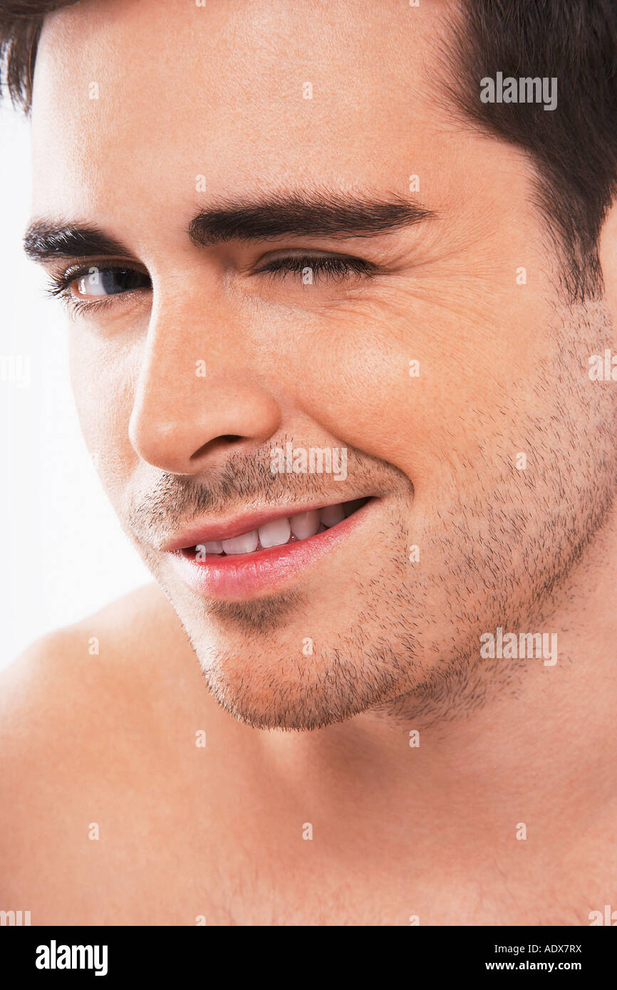 Interaction winking hi-res stock photography and images - Alamy