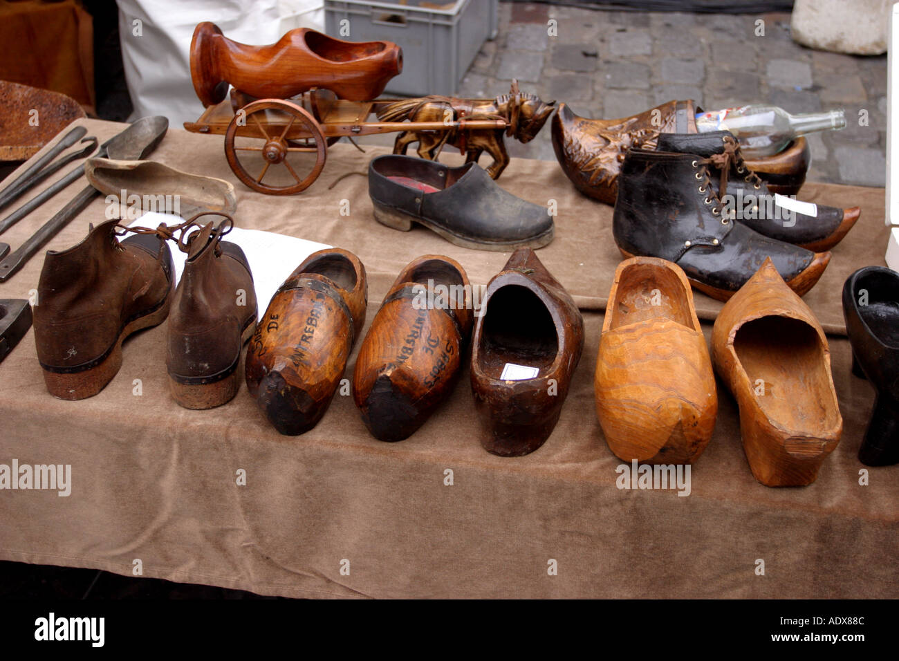 clogs on a table Stock Photo - Alamy