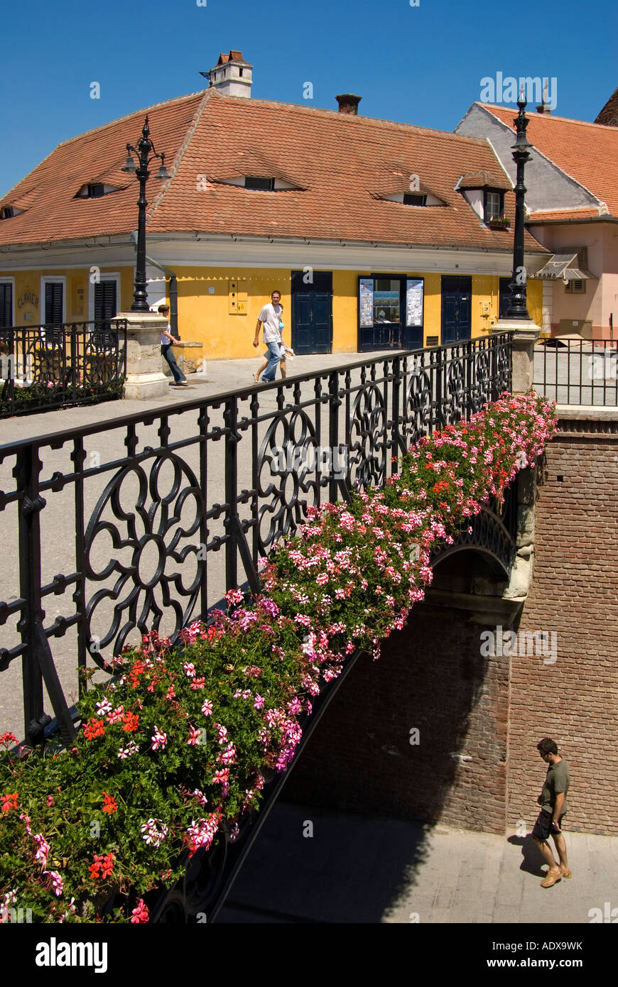 Piata mica square and iron bridge hi-res stock photography and images ...