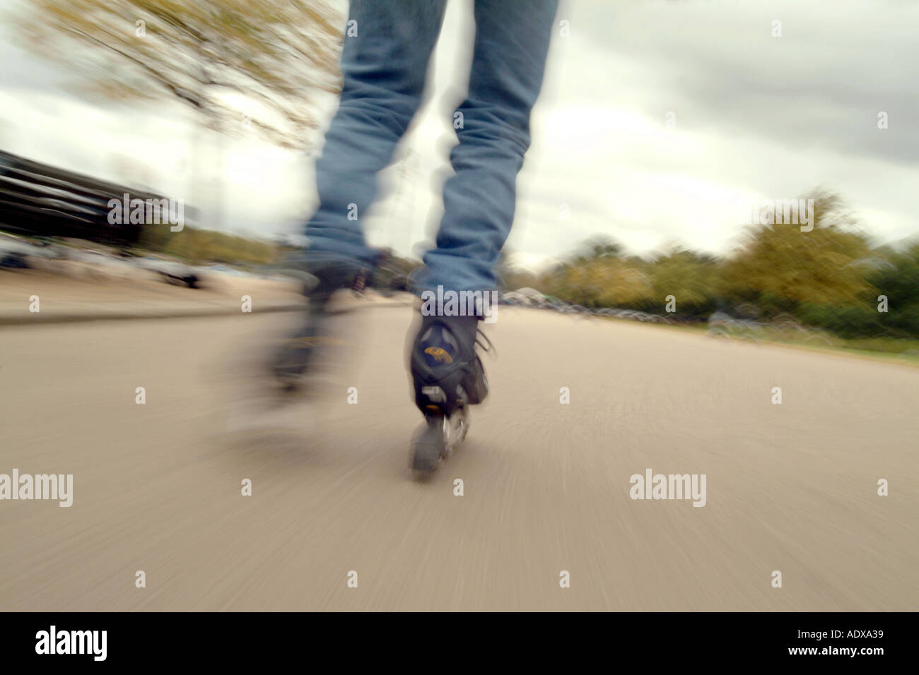 Rollerblading feet hi-res stock photography and images - Alamy