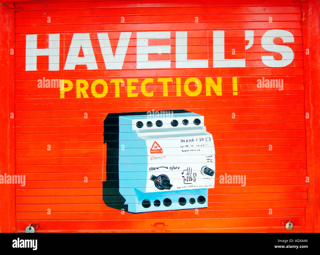 Indian wall painted adverts hi-res stock photography and images - Alamy