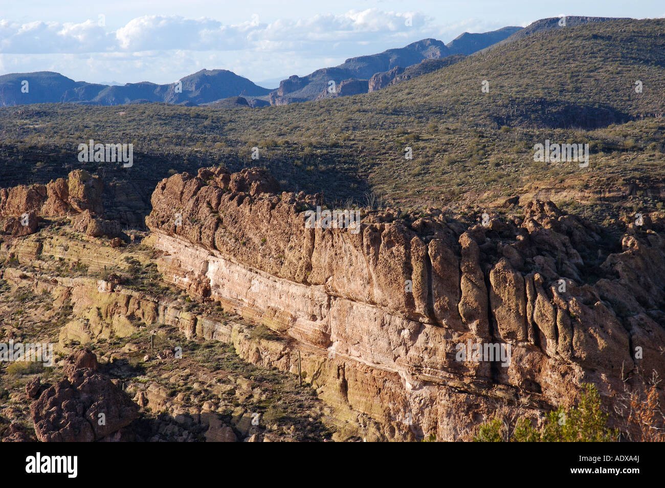 Fish Creek Hill Tonto National Forest Apache Trail Arizona USA Stock ...