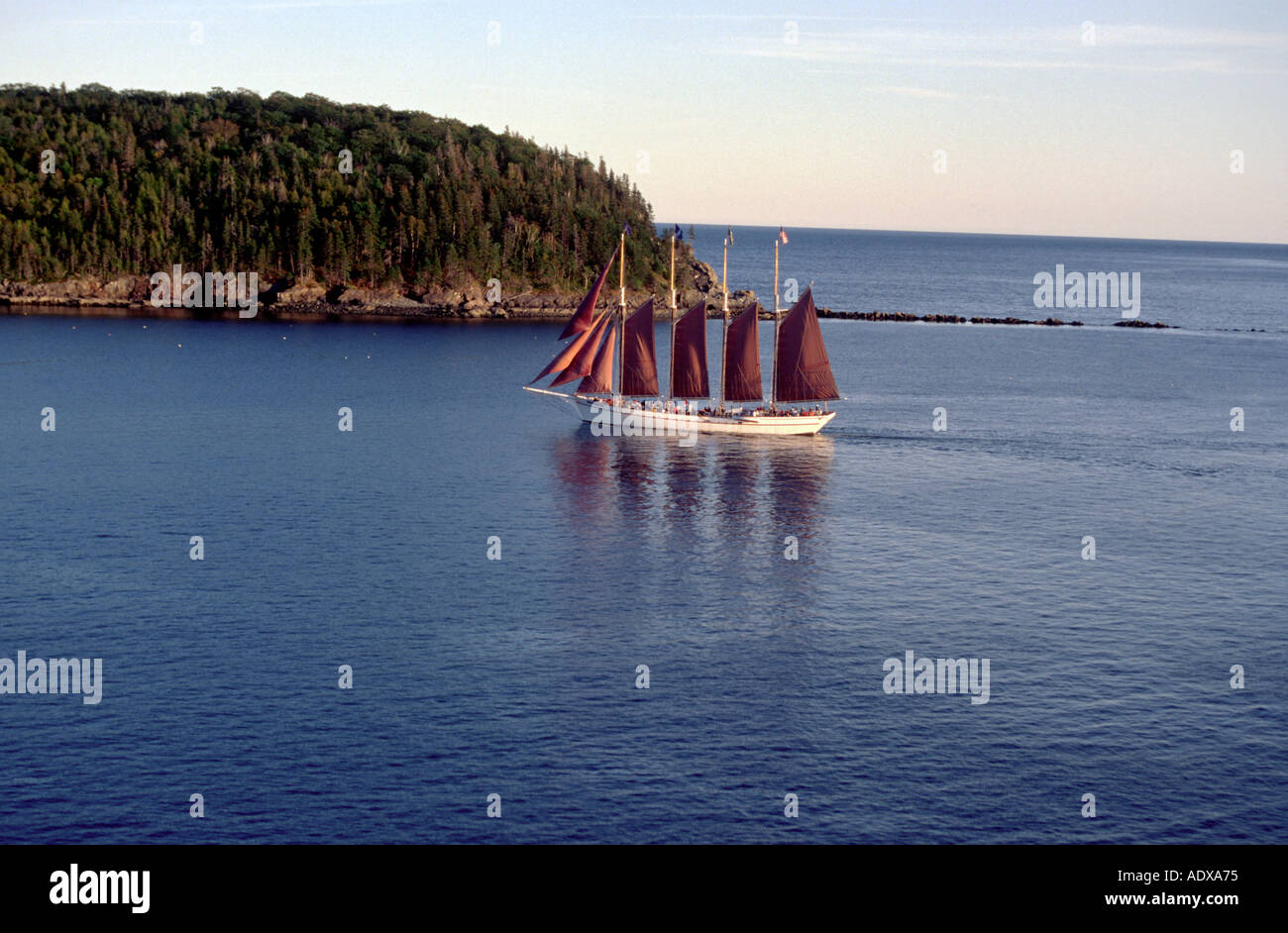 Sailboat Newport Rhode Island Stock Photo - Alamy