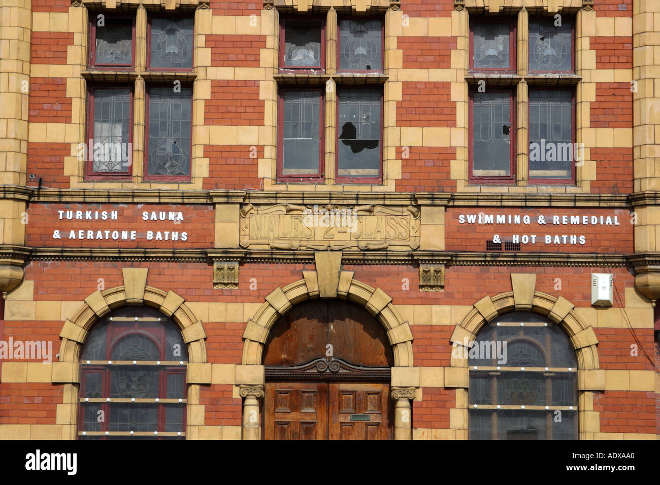 Victoria Baths Hathersage Road Longsight Manchester UK Stock Photo - Alamy