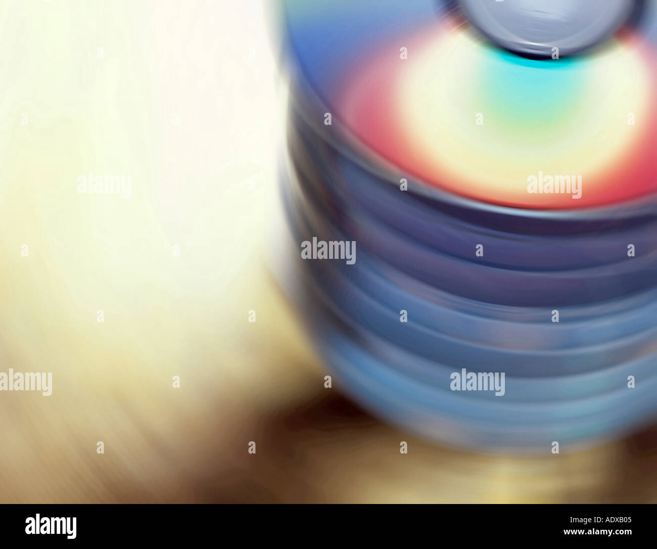 Concepts pile cd cd s compact disk disks reflective blurred conceptual ...