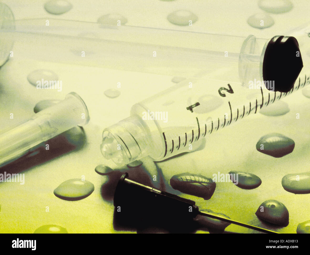 Concepts syringe hypodermic needle pump cap drop drops black white ...