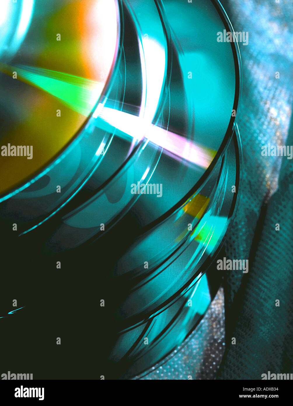 Concepts cd cd s compact disk disks media round edges detail pile ...