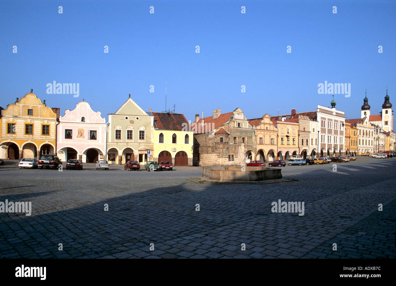 CZECH REPUBLIC SOUTHERN BOHEMIA TOWN OF TELC Stock Photo - Alamy