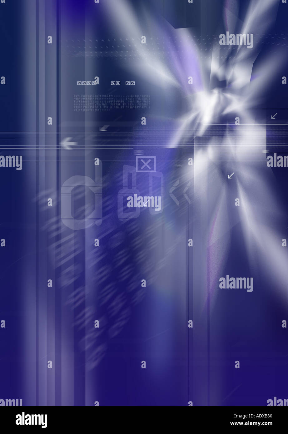 CyberScenes abstract background digital design nobody text three ...