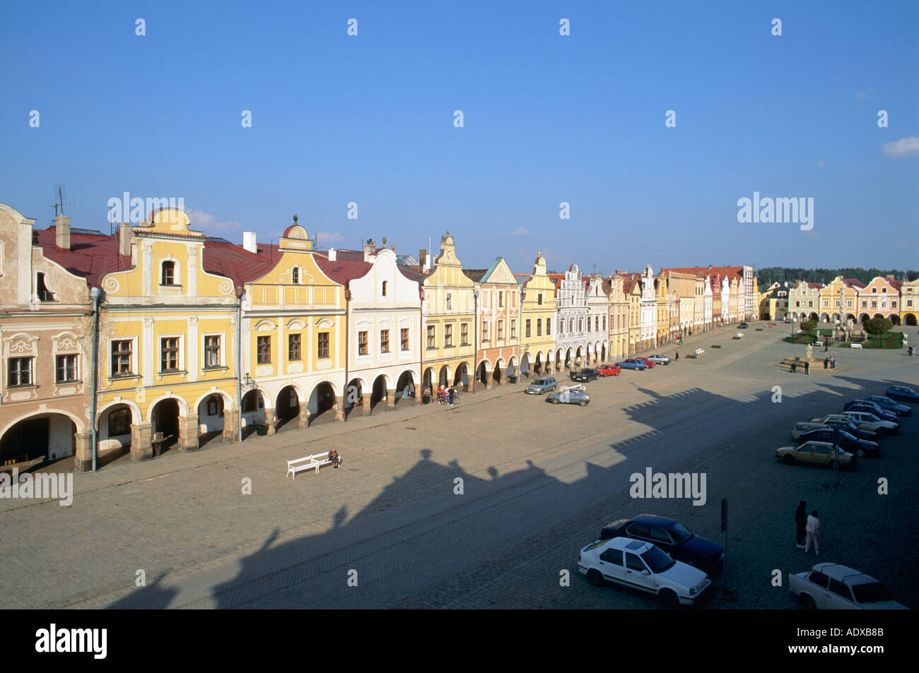 CZECH REPUBLIC SOUTHERN BOHEMIA TOWN OF TELC Stock Photo - Alamy