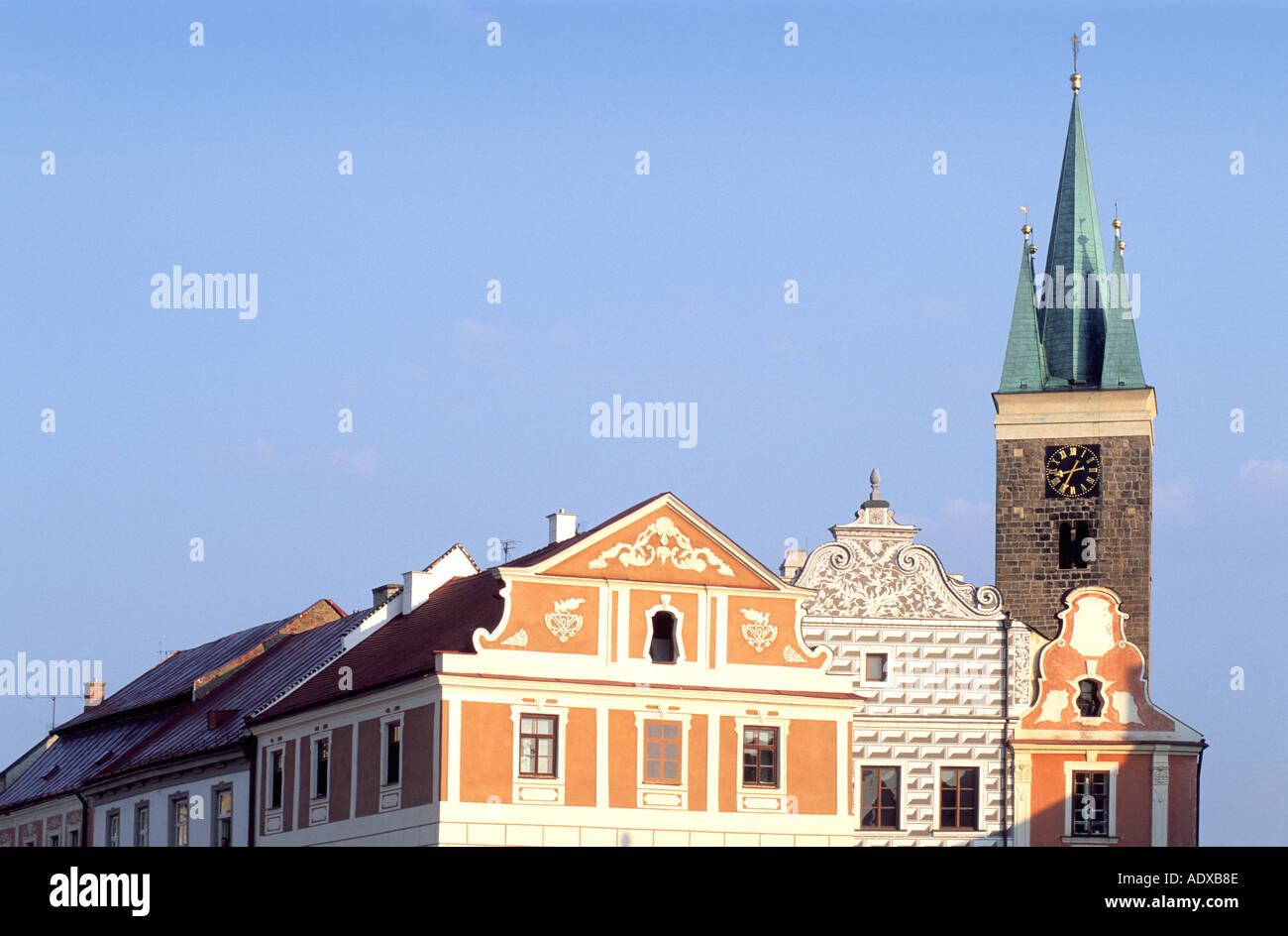 CZECH REPUBLIC SOUTHERN BOHEMIA TOWN OF TELC Stock Photo - Alamy