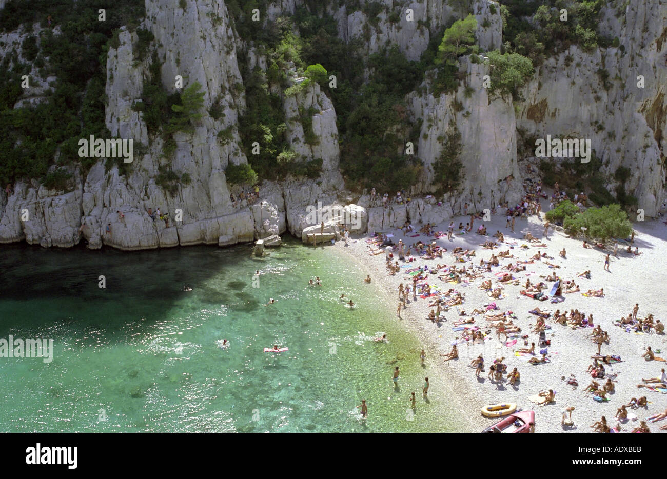 bay in Calanques Stock Photo - Alamy