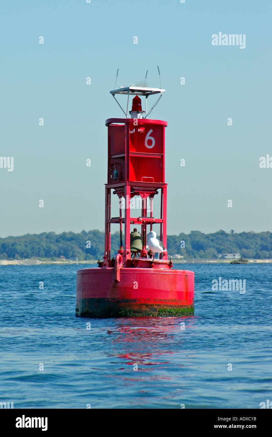 Red bell buoy hi-res stock photography and images - Alamy