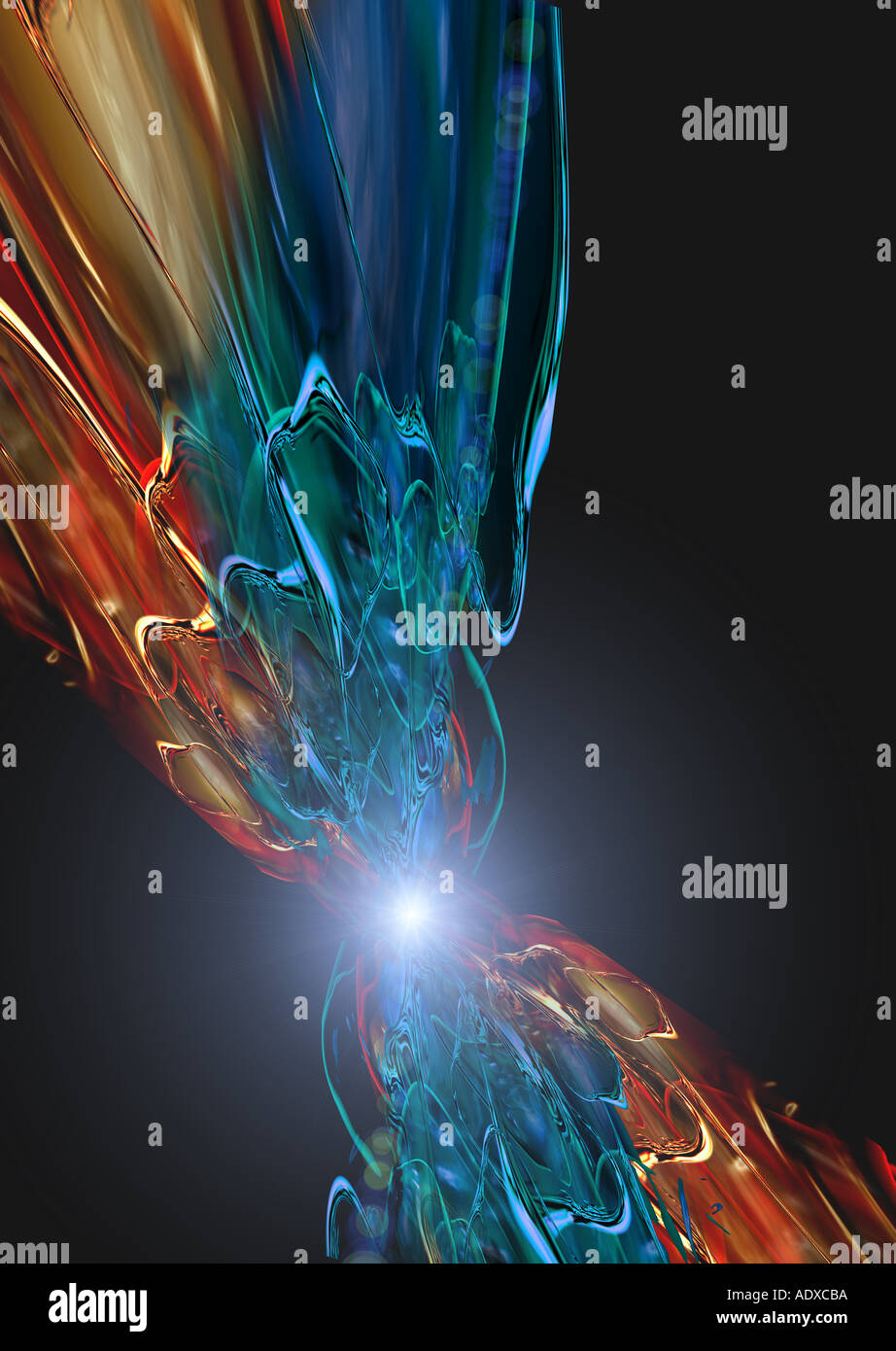 CyberScenes abstract background gold future digital design glowing ...