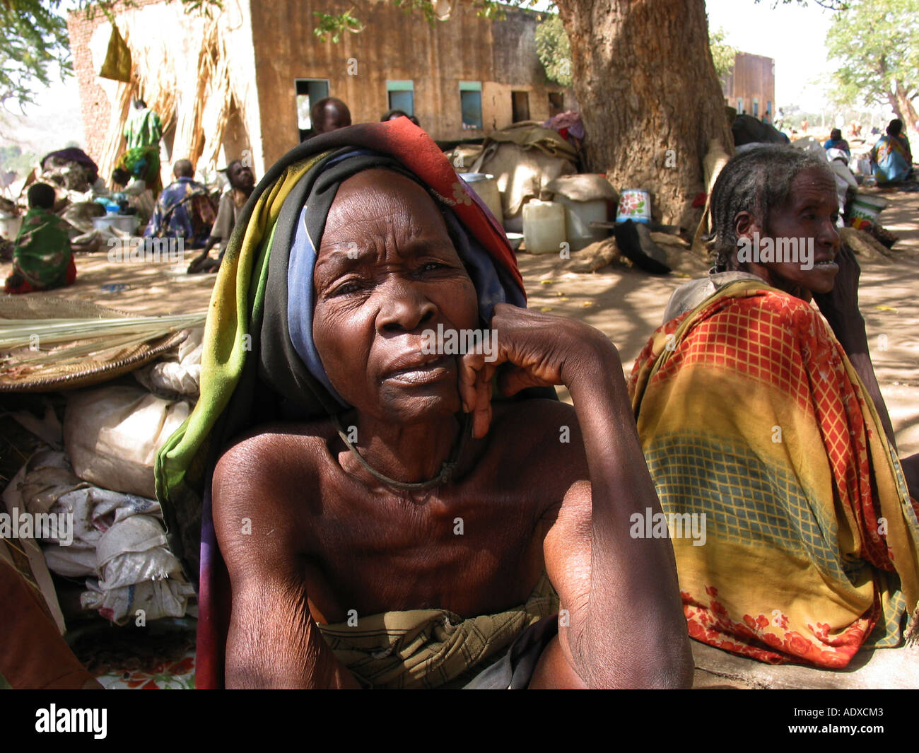The village of these women has been destroyed by Janjaweed Arab militia ...