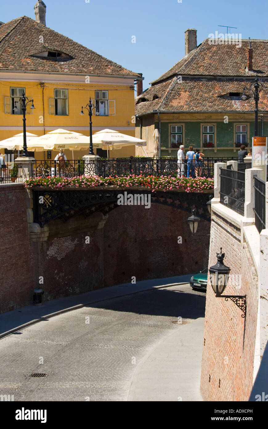Sibiu, Transylvania, Romania. Iron Bridge (or 'Liars Bridge') between ...