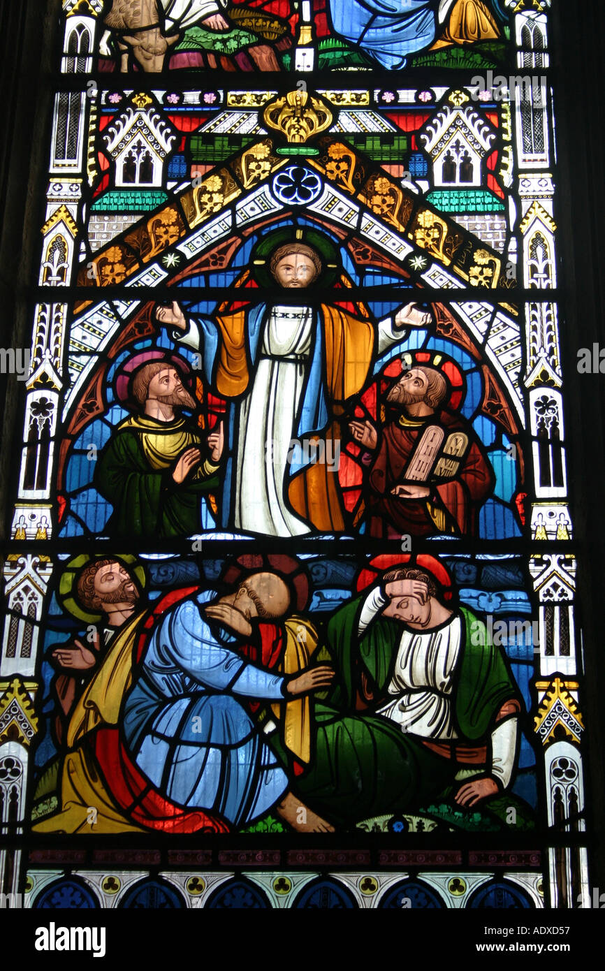 Stained Glass Window Ely cathedral Stock Photo - Alamy